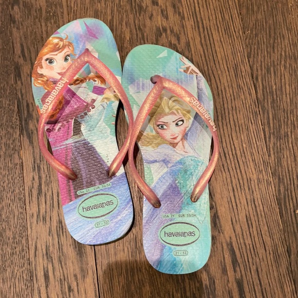 Havaianas | Shoes | Girls Havaianas Disney Frozen Flip Flops | Poshmark